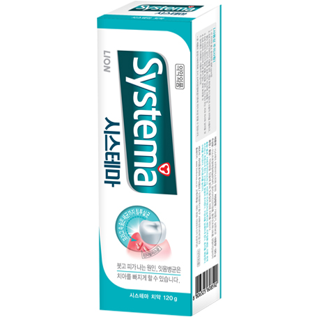 CJ LION Паста зубная Systema Ice Mint alpha ледяная прохлада,120 гр.